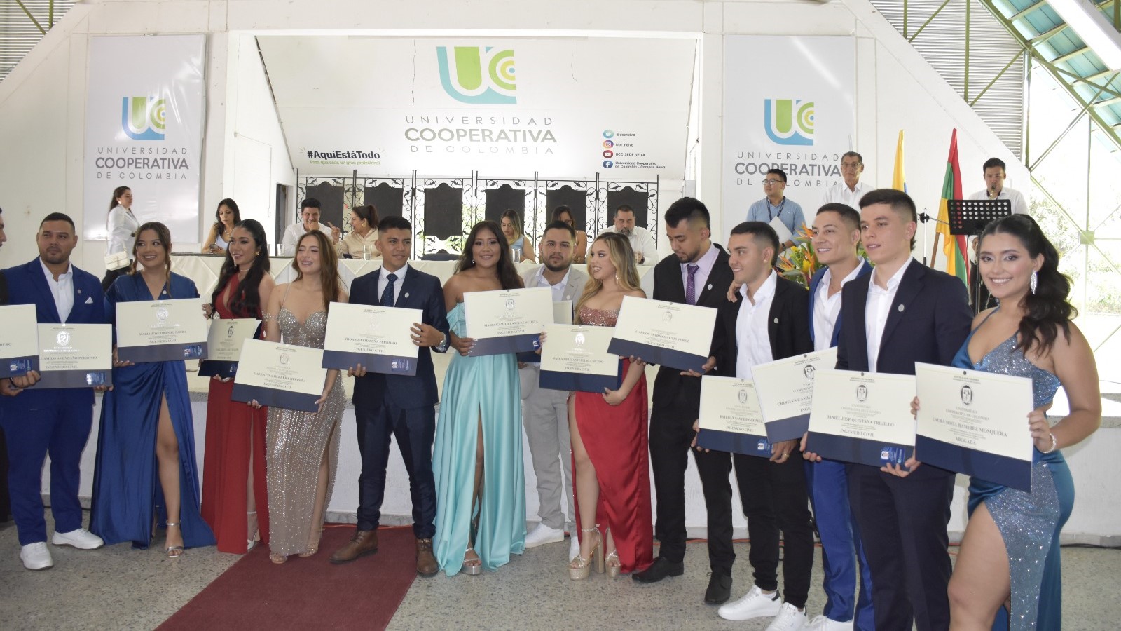 82 nuevos títulos profesionales y de especialización entregó la UCC Neiva